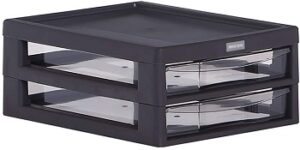 4 Top 2-Drawer Plastic File Cabinets For Work & Personal Use