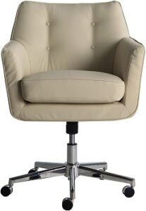 Best 6 Cream Leather Desk (Office) Chairs Fitting Any Design